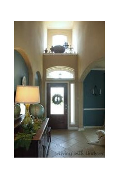 How do I decorate around this uncentered window?