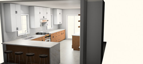 Tab finger pulls — how to make them work with vertical cabinets | Houzz ...