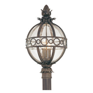 Campanile, Outdoor Post Lantern, 14" - Traditional - Post Lights - by ...
