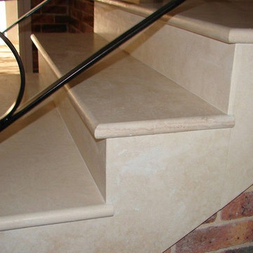 Travertine Stair Treads - Photos & Ideas | Houzz