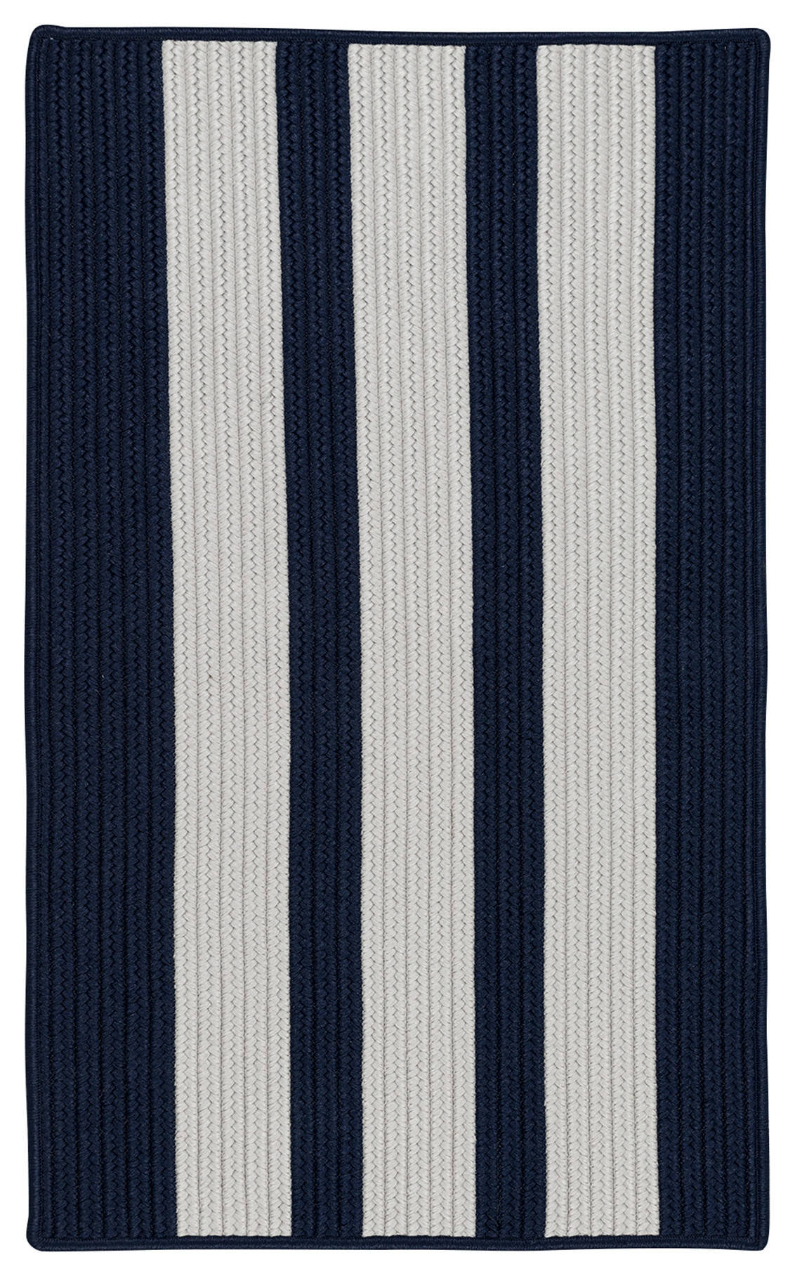 Colonial Mills Everglades Vertical Stripe Ev47 Mocha Area Rugs, 8x10 ...