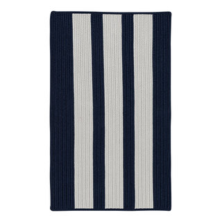 Colonial Mills Everglades Vertical Stripe Ev47 Mocha Area Rugs, 8x10 ...