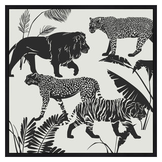 Roaming, 36 x 36 - Tropical - Prints And Posters - by Chelsea Art ...