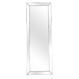 Silver Contemporary Full Length Mirror - Contemporary - Floor Mirrors ...