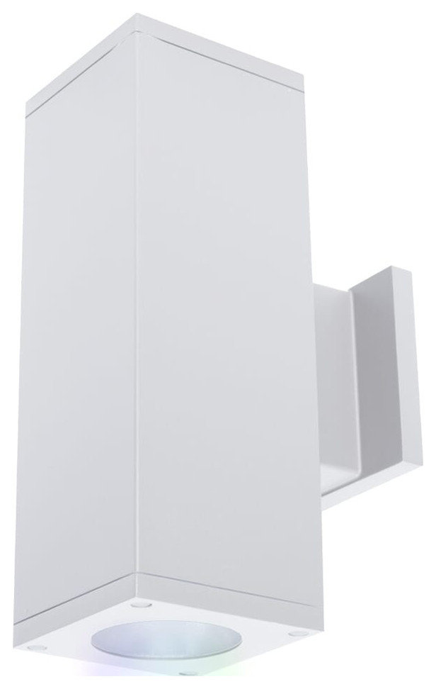WAC Cube Arch Color Changing Wall Sconce in White, 5 - Modern - Wall ...