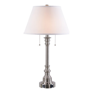 Kenroy 30437BS-OOR 2-Light Table Lamp, Spyglass - Traditional - Table ...