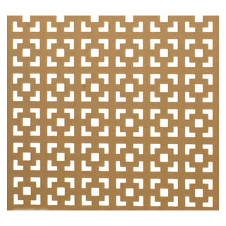 72"Wx24"Hx1/8" Thick Multi Square Decorative Screening Insert Panel ...