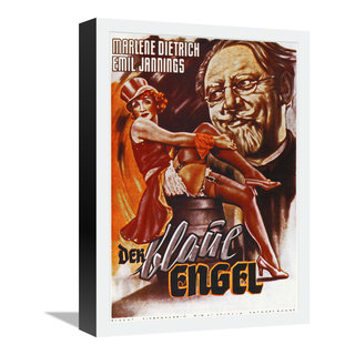 "German - Blue Angel" Stretched Canvas Giclee by Hollywood Photo ...