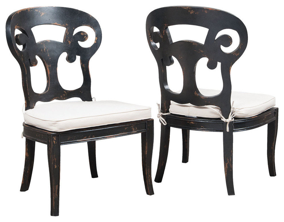 Guild Master 694524P Artifacts Side Chairs In Weathered Gray ...