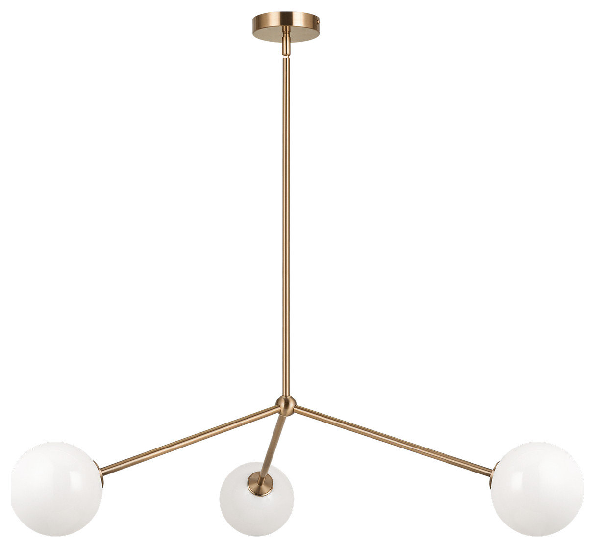 Matteo Lighting C81703AGOP Pendant, Aged Gold Brass Finish ...