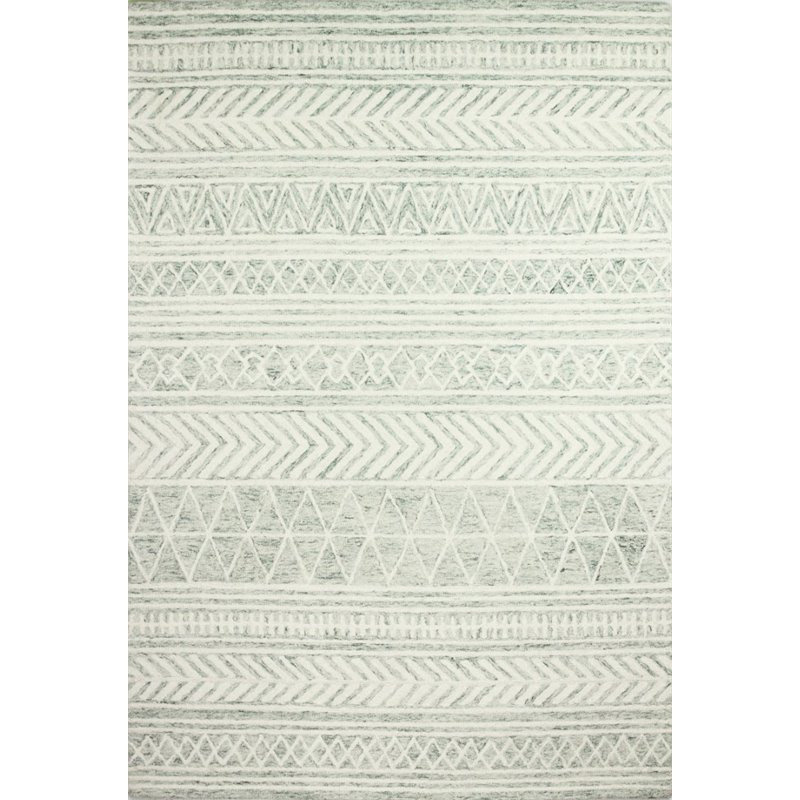Bashian Valencia Nuncio 2'6" x 8' Area Runner Rug in Green, 3'6" x 5'6 ...