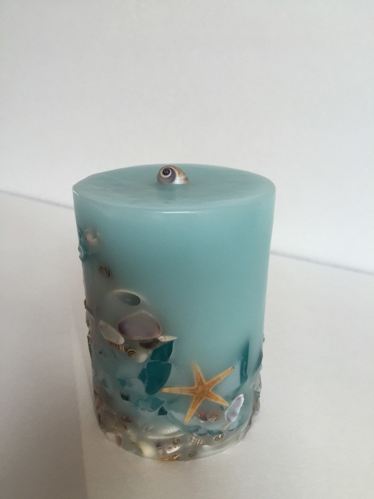 Beaches Candle, Small - Beach Style - Candles - by Sealed in Wax | Houzz