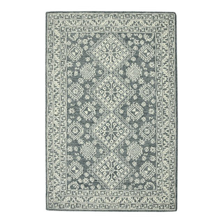 Britton Ilford Hand-Tufted Wool Area Rug, 5'x7'6" - Southwestern - Area ...