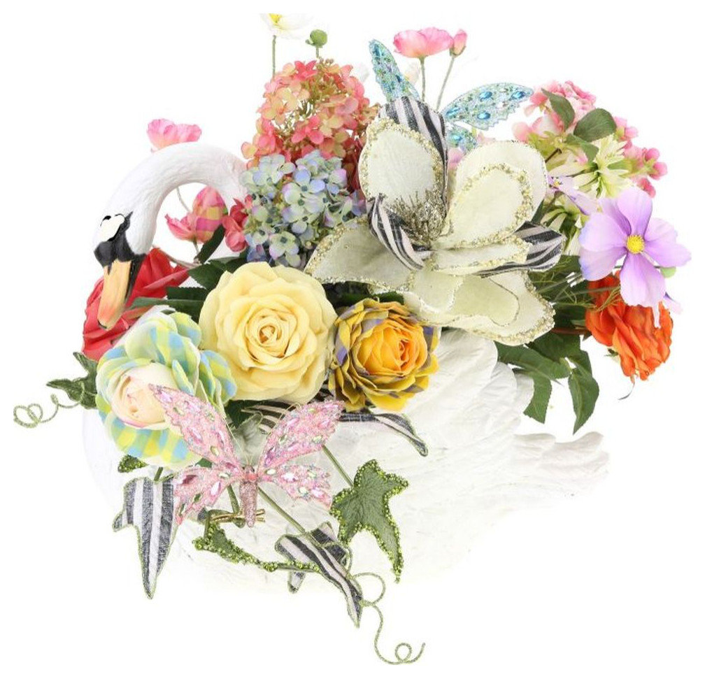 Mark Roberts Spring 2022 Gorgeous Swan Bouquet - Contemporary - Holiday ...