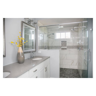 Fossil Gray Quartz - Collaboration with Urso Brothers - Bathroom ...