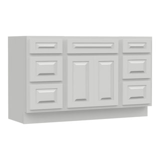Classic 70" Single Vanity, Without Top - Traditional - Bathroom ...