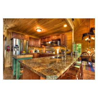 Timber Block Log Home Photos - Traditional - Charlotte - by Timber ...