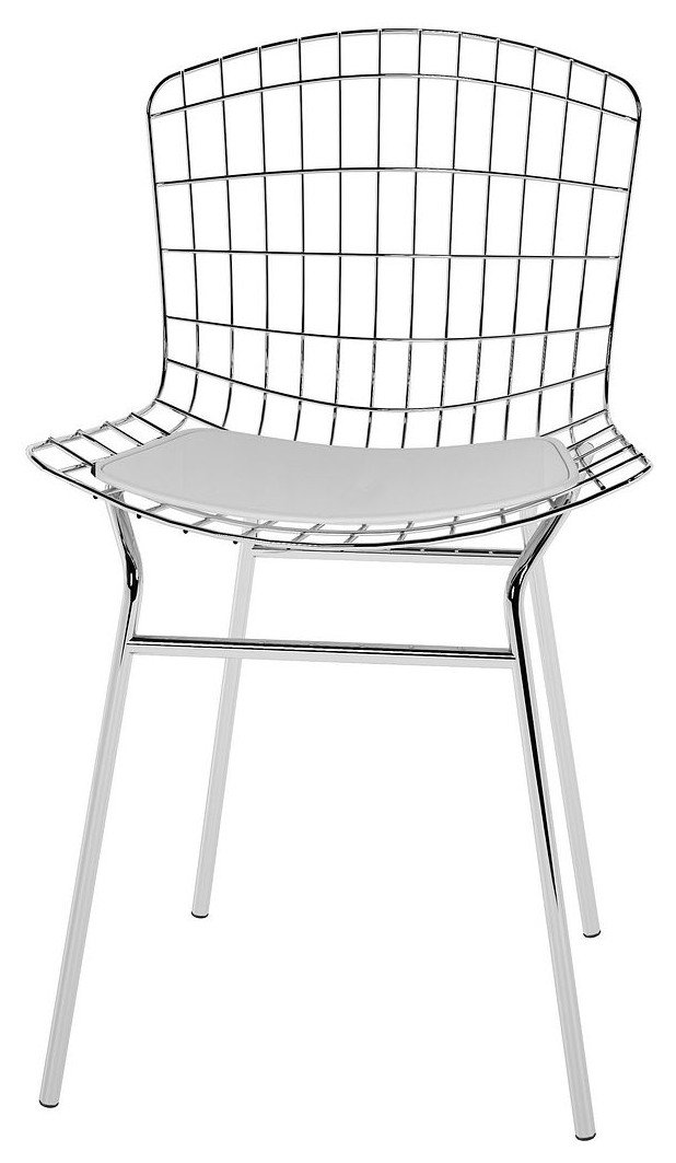 Madeline Chair in Silver and Black - Contemporary - Dining Chairs - by ...