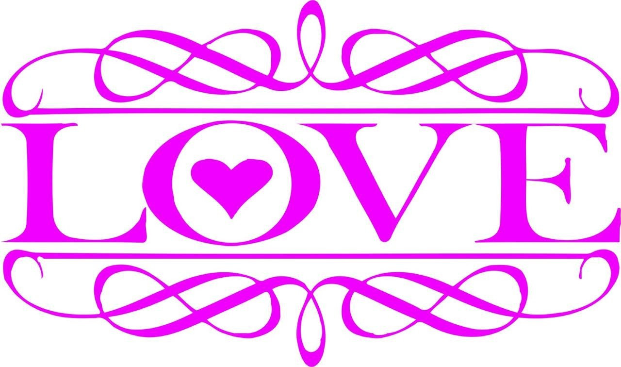 Love Decal, 20x44", 20X44 - Contemporary - Wall Decals - by Design With ...