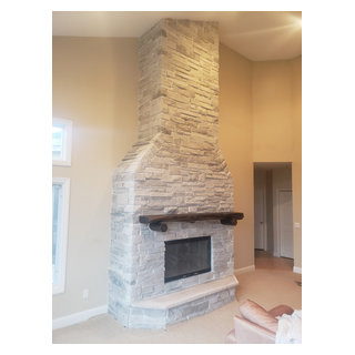Boral Cultured Stone - Country Ledgestone - Family Room - Detroit - by ...