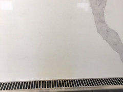Quartz Slab Behind Stove Top With Surrounding Backsplash Tiled? | Houzz ...