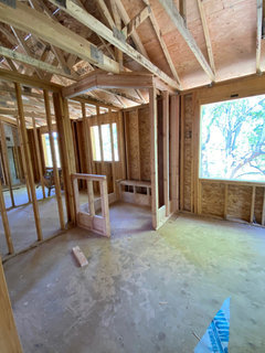 Pony wall and niche advice | Houzz Forum