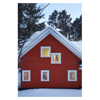 Ten Mile Lake Stuga - Rustic - Exterior - Minneapolis - by Albertsson ...