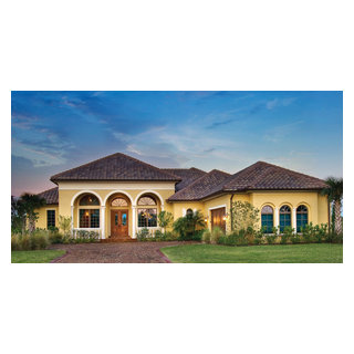 Sater Design Collection's 8052 "Caprina" Home Plan - Mediterranean ...