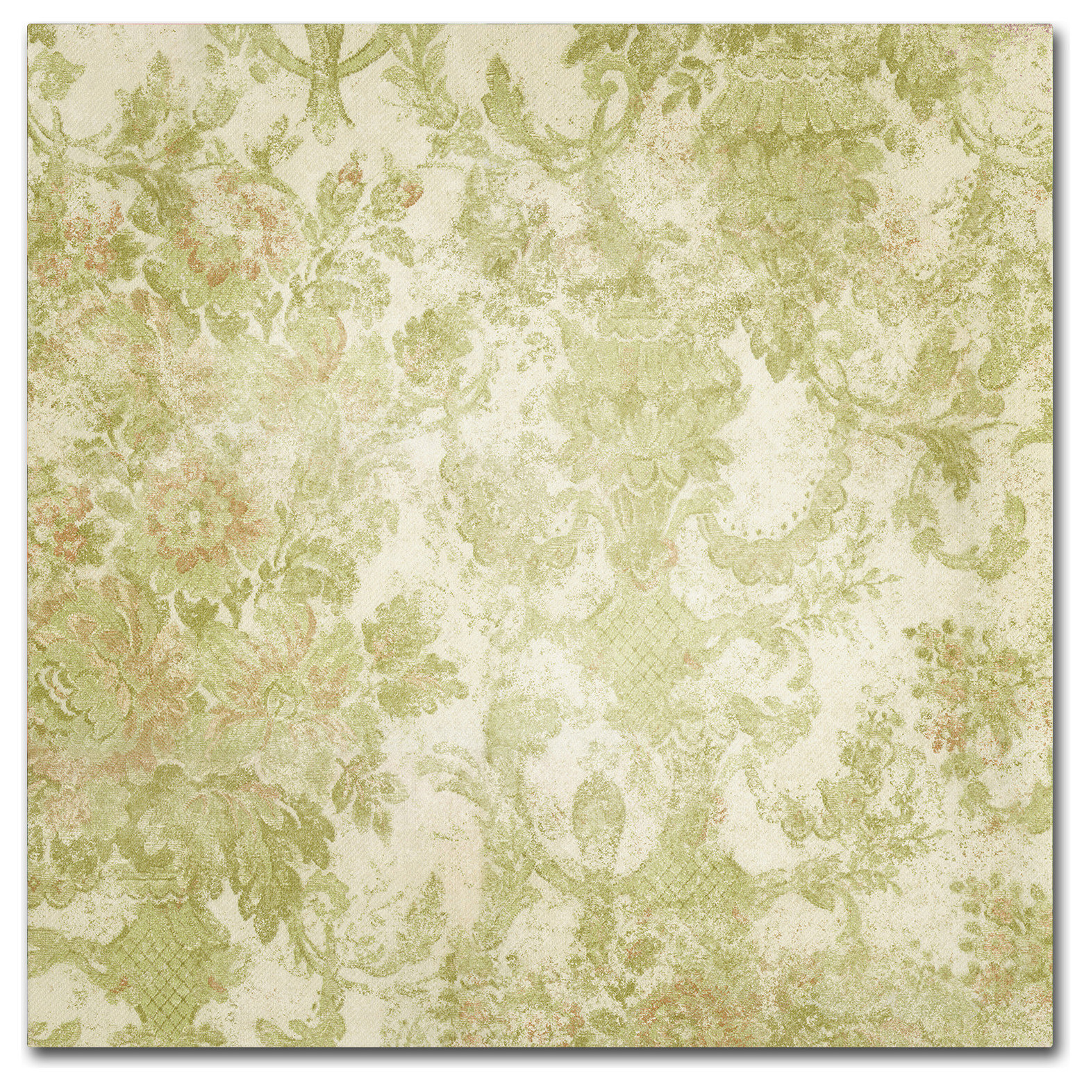 Marcee Duggar 'Vintage Wallpaper Worn' Canvas Art, 14"x 14 ...