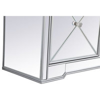 Elegant Decor Modern TV Stand for TVs up to 65" with Crystal Fireplace ...