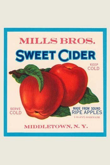 Mills Bros. Sweet Cider, 20" x 30" - Traditional - Prints And Posters ...
