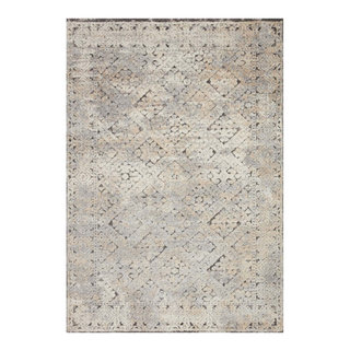 Loloi Theory THY-03 Natural / Grey Area Rug, 3'-7" x 5'-7 ...