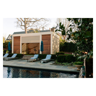 Residential: Custom Pergola Protection For Home Golf Simulation ...