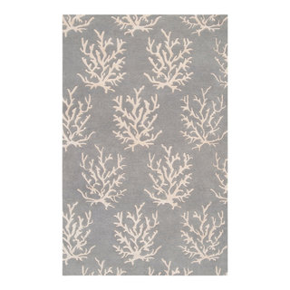 Hand Tufted Escape Wool Rug ESP-3014, 3'3" x 5'3" - Beach Style - Area ...