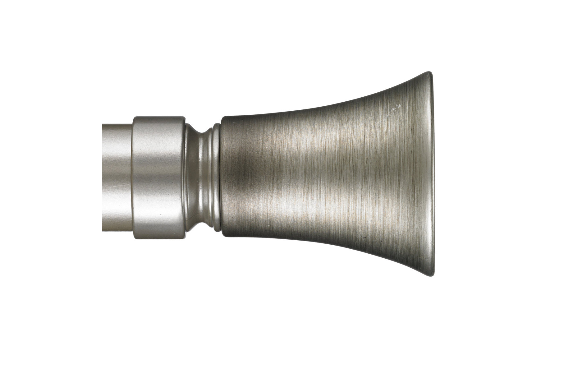 Dec Traverse Rod 2 With Tama 40 Finial, Antique Silver, 120 ...