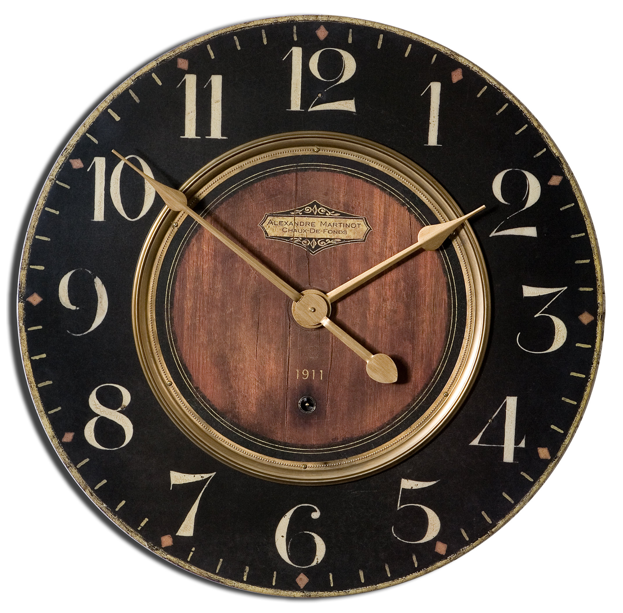 Uttermost Alexandre Martinot 23" Clock - Transitional - Wall Clocks ...