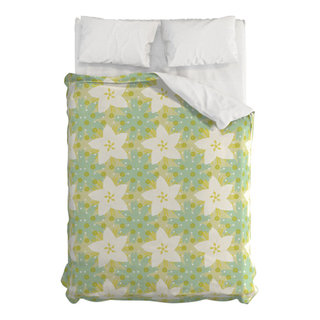 Deny Designs Caroline Okun Blue Susan Duvet Cover, Queen - Contemporary ...