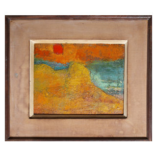Abstract Landscape, Miriam Bromberg, 18x12 - Contemporary - Paintings ...