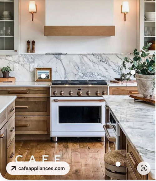 What's the best white cabinet color with Cafe Matte White appliances?