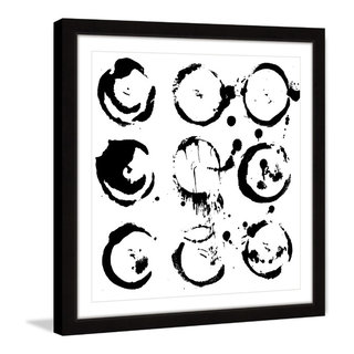 "Decomposing Orbs" Framed Art Print, 24"x24" - Contemporary - Prints ...
