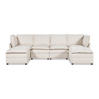 Sadie Modular Configurable Sectional Sofa-in-a-Box With Storage ...