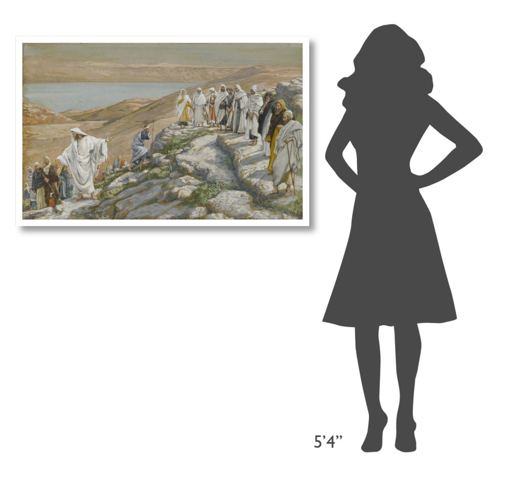 "Ordaining of the Twelve Apostles, 1886-1894" Paper Art, 46"x30", 46 ...