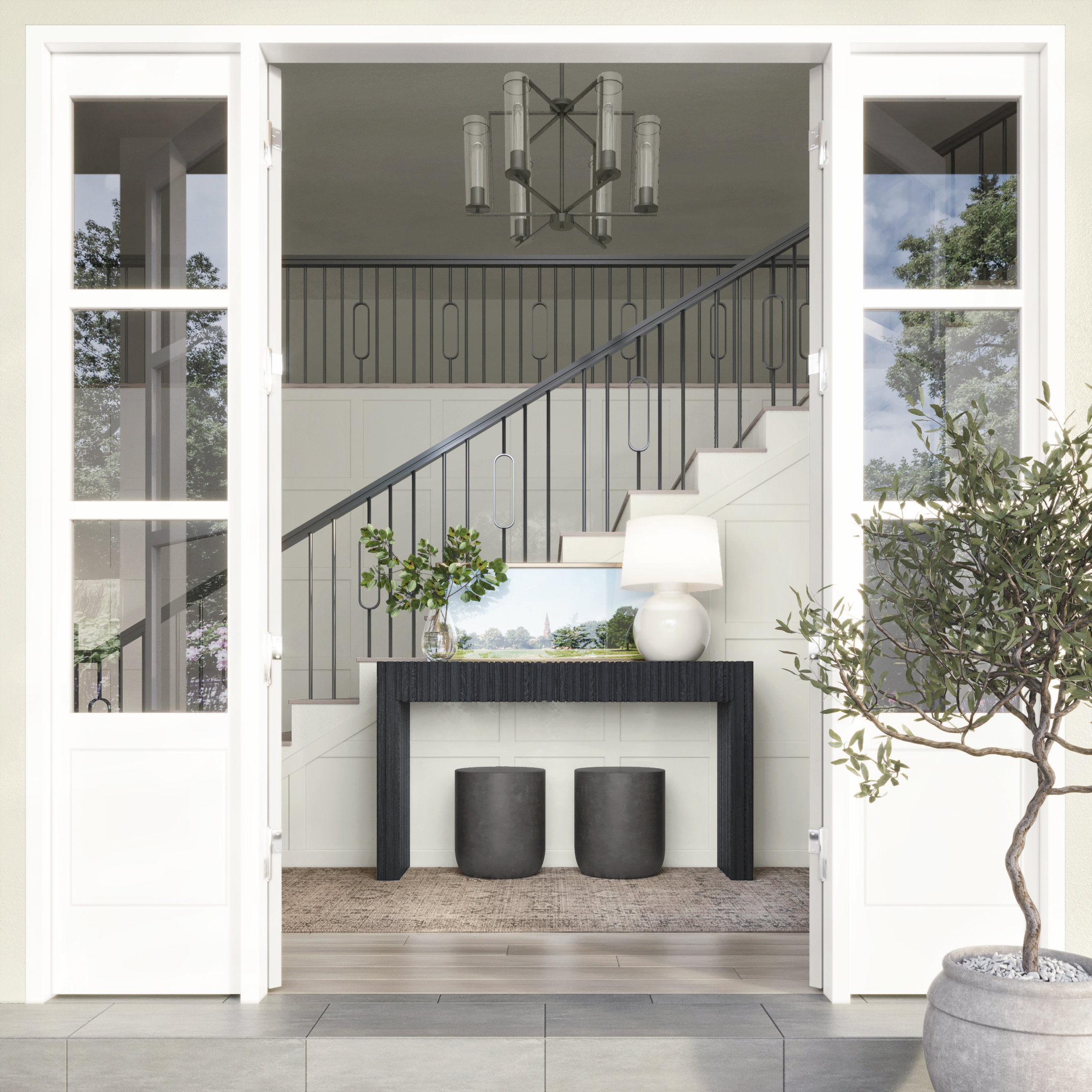Barcode Console Table - Transitional - Console Tables - by YHD | Houzz