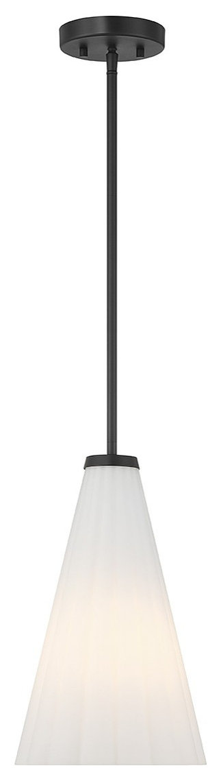 Bristol 1-Light Pendant, Matte Black - Transitional - Pendant Lighting ...