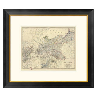"Prussia, 1861" Framed Digital Print by Alexander Keith Johnston, 26x23 ...