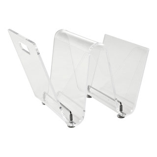 Modern Contemporary Living Room Magazine Holder Blue - Contemporary ...