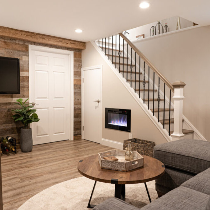 75 Shiplap Wall Basement Ideas You'll Love - May, 2025 | Houzz