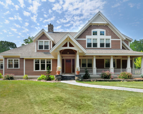 Log Home Entry Gable