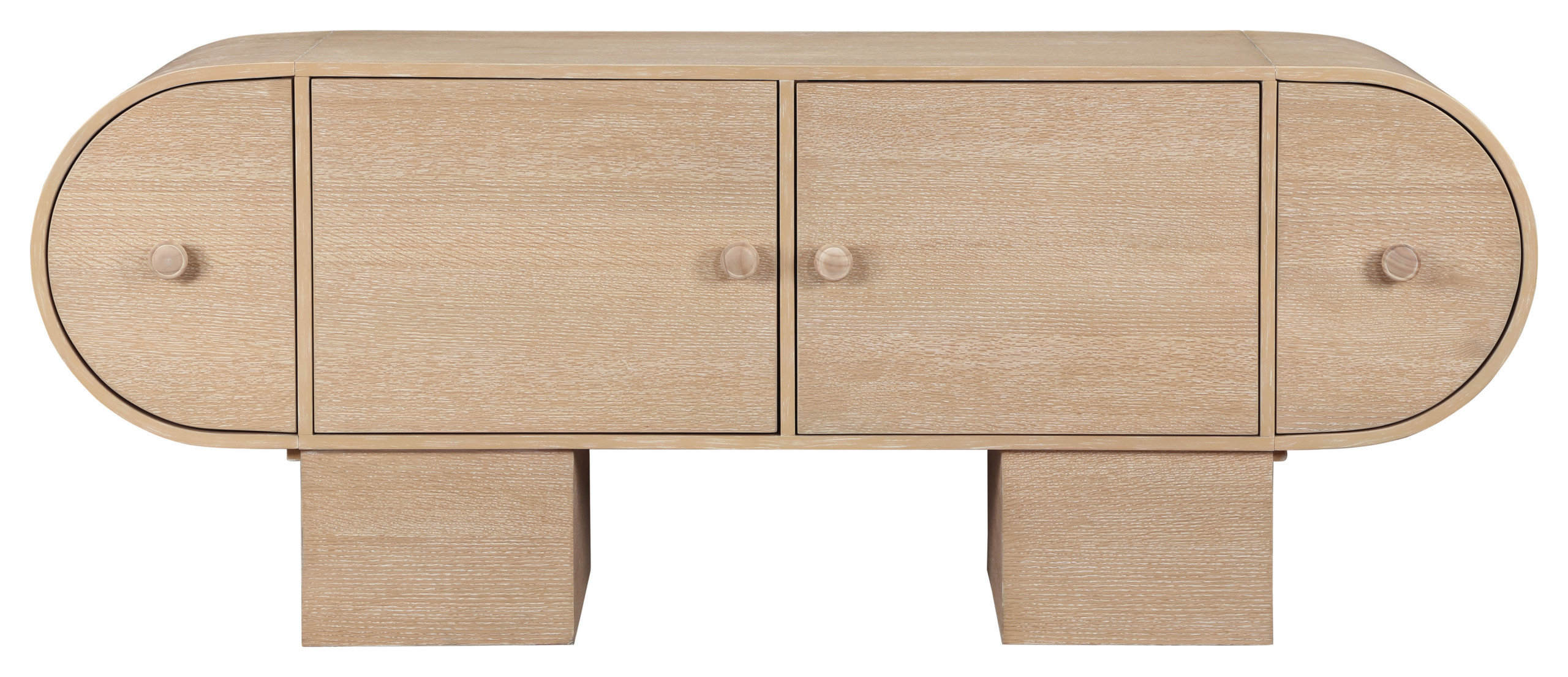 Harlow Solid Wood And Oak Veneer Sideboard/Buffet - Transitional - Buffets And Sideboards - by ...