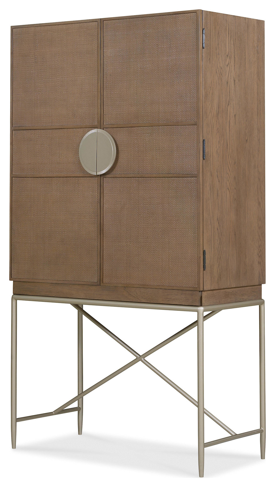 Hooker Furniture 6072-10309 Sonnet 40" Oak and Cane 2 Drawer - Tropical - Storage Cabinets - by ...